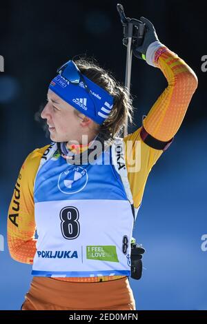 Pokljuka, Slovenia. 14th Feb, 2021. Biathlon: World Championship ...