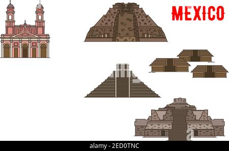 Uxmal, Teotihuacan, Chichen Itza, Ek Balam. Ancient and historic ...