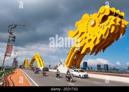Dragon Bridge in Danang, Vietnam Dragon bridge is one of the most ...