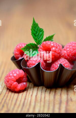 Raspberries ( Rubus idaeus) baked Stock Photo - Alamy