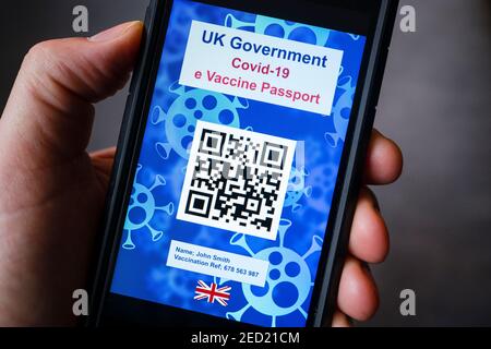 Conceptual design of possible UK Government electronic Covid-19 ...