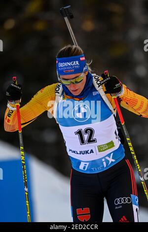Pokljuka, Slovenia. 14th Feb, 2021. Biathlon: World Championship ...