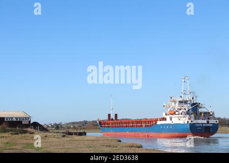 CELTIC MARINER CARGO SHIP AT RASTRUM LTD AT RYE WHARF Stock Photo - Alamy