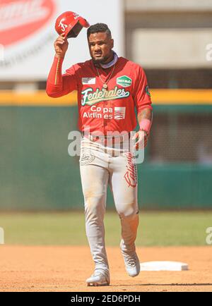 MAZATLAN, MEXICO - JANUARY 31: Alexis Wilson catcher of Tomateros de ...