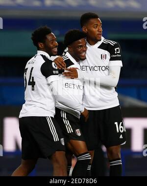 Fulham's Tosin Adarabioyo (second left) celebrates with family and the ...