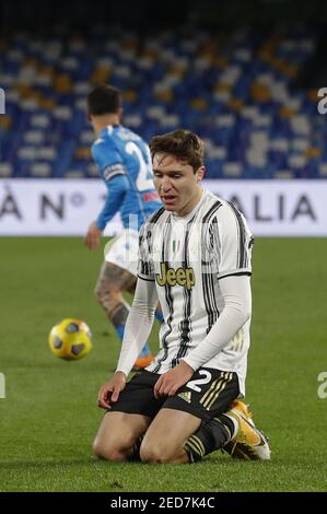 Federico Chiesa of Italy reacts during the World Cup 2022 qualifier ...