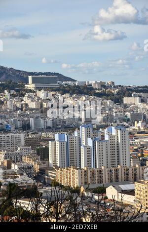 a beautiful aerial panoramic view of Algiers city Stock Photo - Alamy