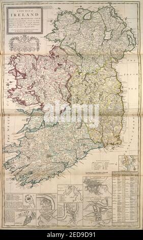 A new map of Ireland divided into provinces, counties, &c , Ireland ...