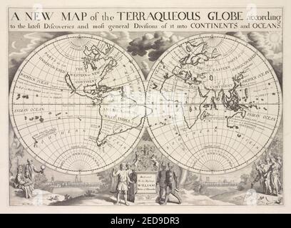 A new map of the terraqueous globe according to the ancient discoveries ...