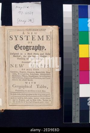 A new systeme of geography (Title page) (NYPL b15469123-478130 Stock ...