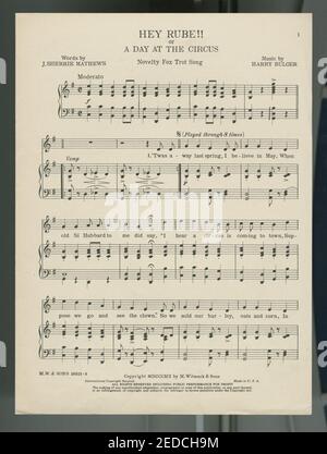 Hey Rube!! or, A day at the circus Stock Photo - Alamy