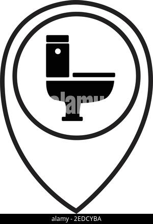 Address icon Black line art vector in black and white outline set ...