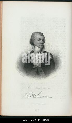 Maj. Gen. Thomas Sumter Stock Photo - Alamy