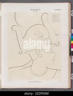 Theben (Thebes) Bab el Meluk (Bîbân el-Mulûk)- Grundriss (und ...
