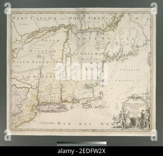 NOVA ANGLIA Septentrionali Americae implantata Anglorumque coloniis ...