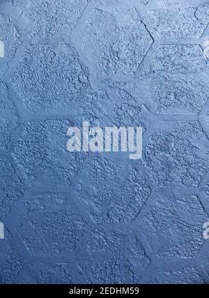 Decorative plaster wall finish texture, modern urban wavy overlapping ...
