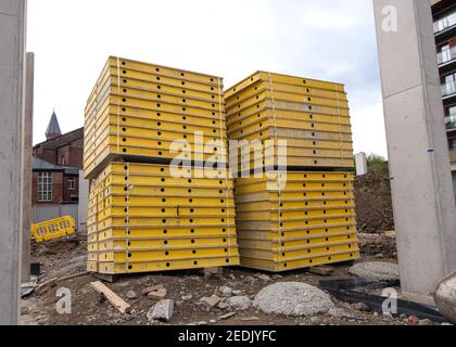 Table form, deck formwork, flying form for slab concrete Stock Photo ...