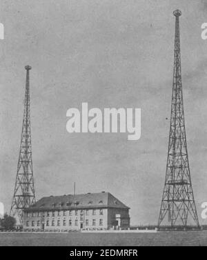 Oberschlesischer Sender in Gleiwitz 1929 Stock Photo - Alamy