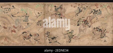 'Obusuma Saburo Emaki Part 12' is a Japanese painting that belongs to a ...