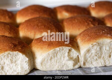 Home made buns Stock Photo - Alamy