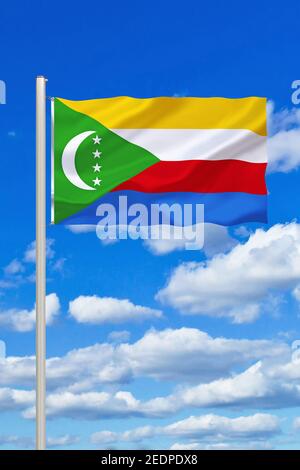Flag of Comoros Stock Photo - Alamy