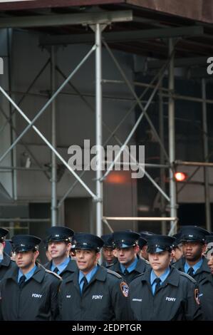 Police Parade, New York Stock Photo - Alamy