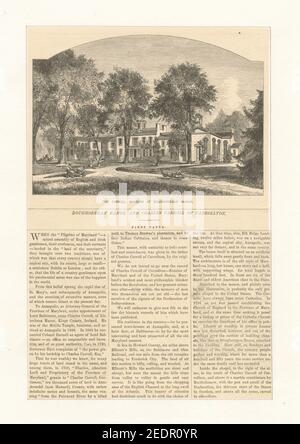 The Carroll Mansion at Doughoregan Manor is a historic plantation home ...