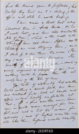 Ticknor, (William D.), ALS to. Jul. 20, 1854 Stock Photo - Alamy