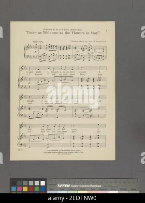 You're as welcome as the flowers in May Stock Photo - Alamy