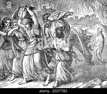 The destruction of Sodom and Gomorrah, Bible, Old Testament, First Book ...