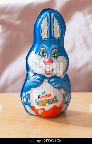 Easter Bunny Kinder Surprise Chocolate Stock Photo - Alamy