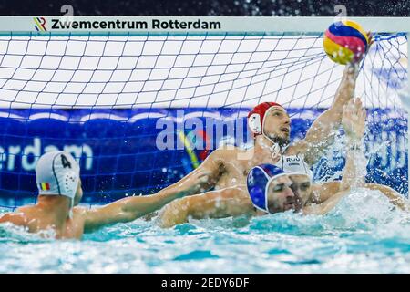 ROTTERDAM, NETHERLANDS - FEBRUARY 15: Marius Florin Tic of Romania ...