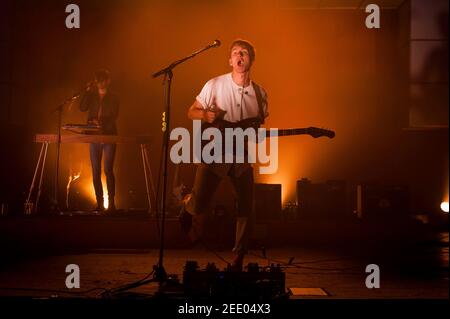 Dave Bayley of Glass Animals performs live on stage at the O2 Brixton ...