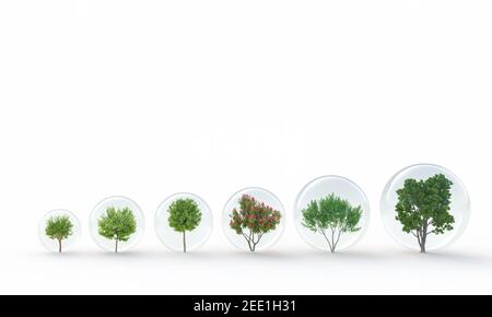 3D Render Background to ecology and sustainable development ...