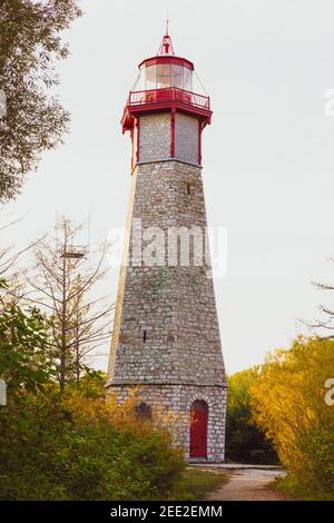 Gibraltar Point Lighthouse. Toronto Islands, Ontario, Canada Stock ...