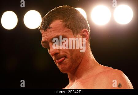 Boxing - Liverpool Olympia. Joe Selkirk celebrates his victory over ...