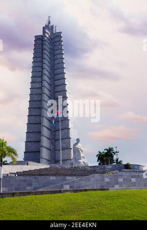 The Revolution Square or Plaza de la Revolucion in Havana, Cuba Stock ...