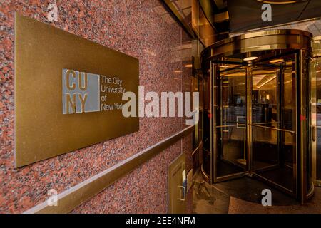 CUNY Headquarters in New York City (Photo by Erik McGregor/Sipa USA ...