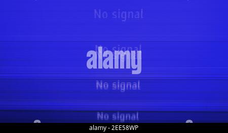 Malfunctioning shattered computer monitor. Abstract technology ...