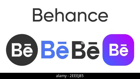 Behance Social Media App Website Icons Vector Website Cube Icon Stock ...