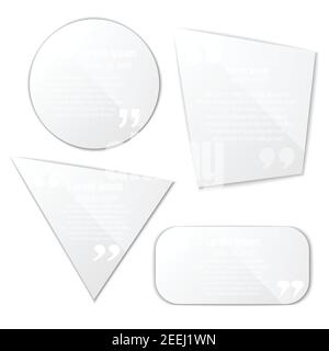 Bubbles textbox cartoon set vector with Shock sign.Speech empty box set ...