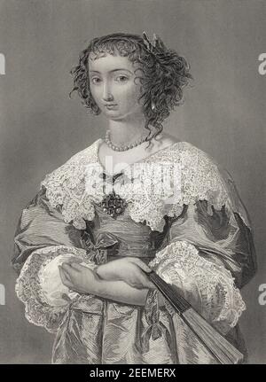 Henriette Marie was a 17th-century French princess who became queen ...