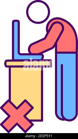 Awkward Simple vector icon Stock Vector Image & Art - Alamy