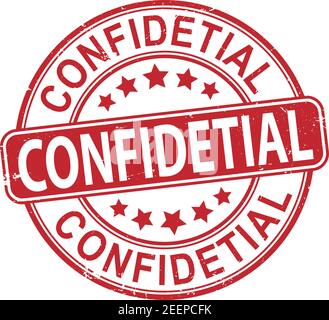confidential stamp. confidential square grunge sign. confidential Stock ...