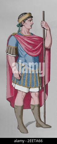 Justinian I (482-565). Eastern Roman Emperor from 527-565 Stock Photo ...