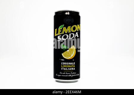 LEMON SODA Italian Lemonade. Lemon Soda is a brand of Terme di Crodo ...