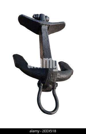 Ship's anchor, medieval, on a white background, isolated Stock Photo ...