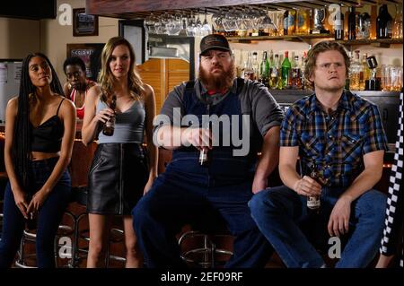 LETTERKENNY, from left: Clark Backo, Jared Keeso, Prostate', (Season 10 ...