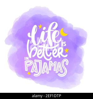 Funny sleep and good night quotes. Vector design elements for t-shirts ...