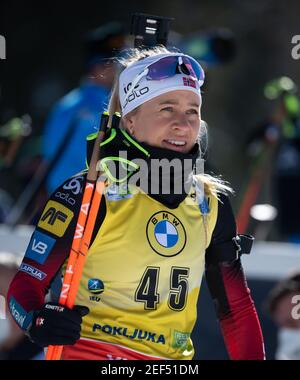 Pokljuka, Slovenia. 16th Feb, 2021. Biathlon: World Cup/ World ...